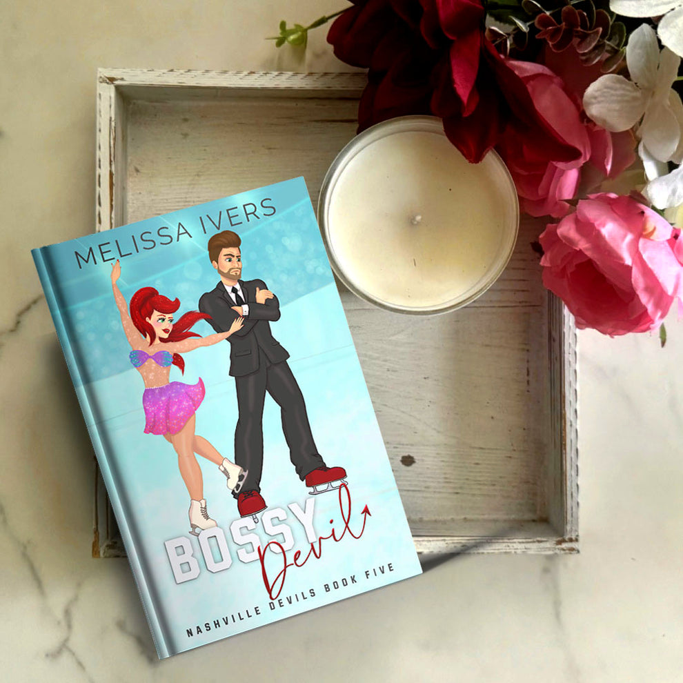 Bossy Devil Illustrated Edition with Blue Ombre Sprayed Edges – Melissa ...