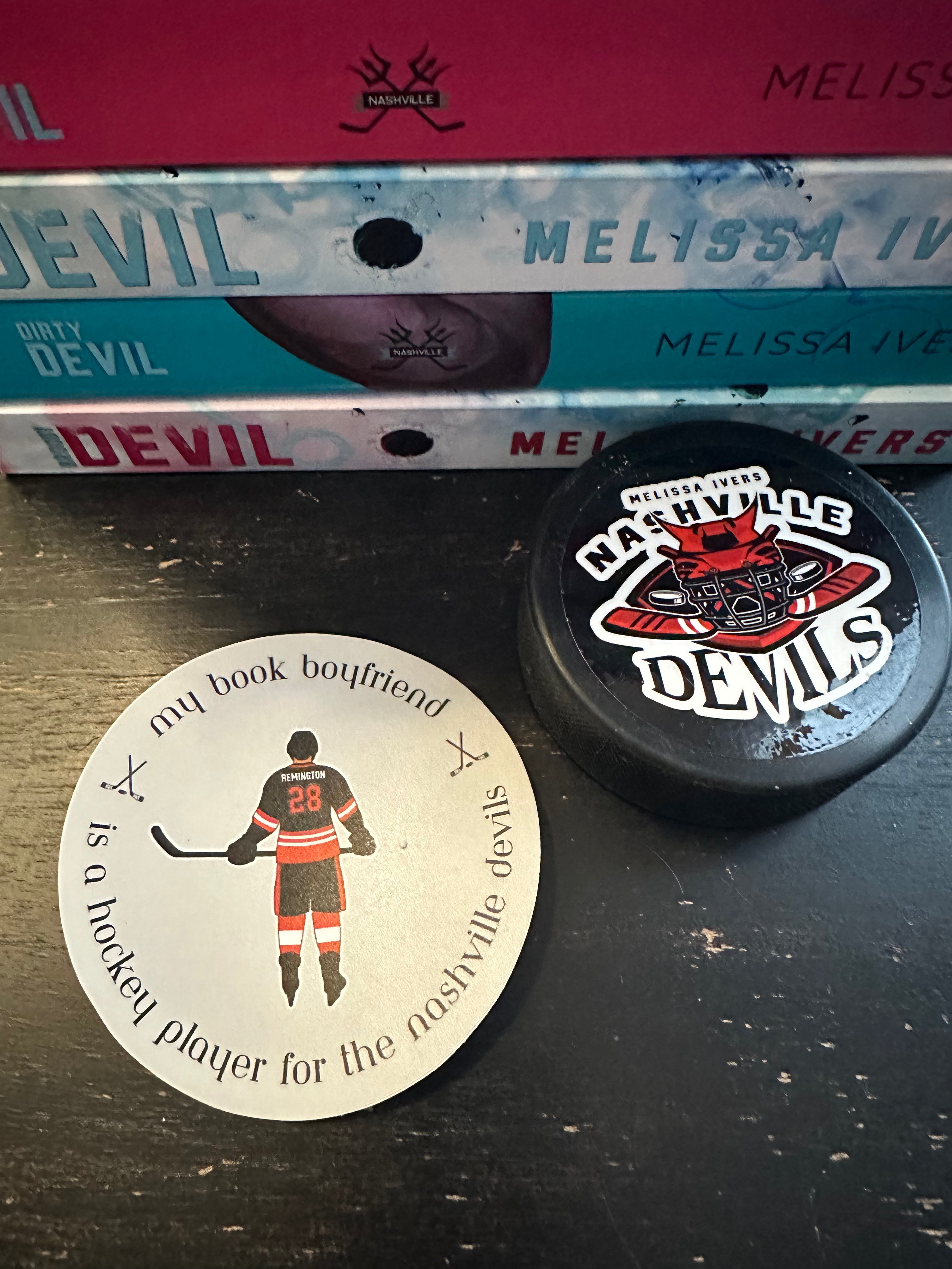 Book Boyfriend Devil Sticker – Melissa Ivers Romance Author